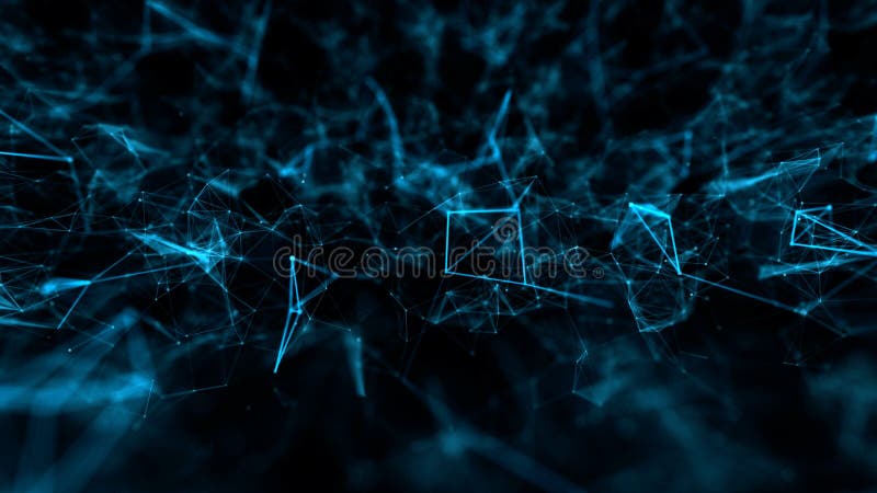 Abstract Structure Technology Science Background with Connected Line ...