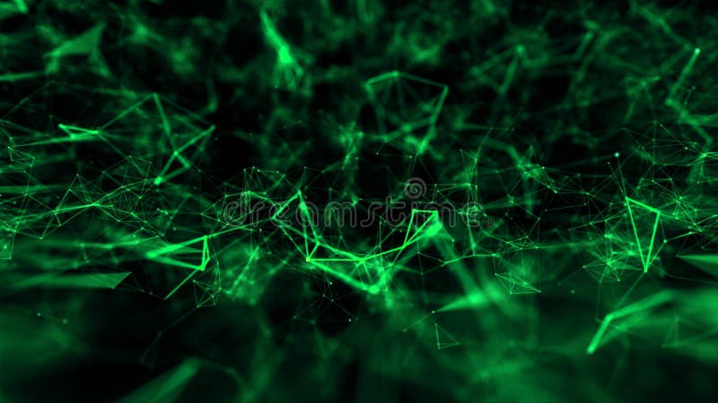 Abstract Structure Technology Science Background Green Stock ...