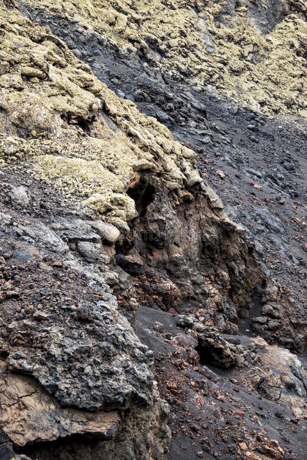Abstract Structures in Lava Rocks Stock Photo - Image of geology ...