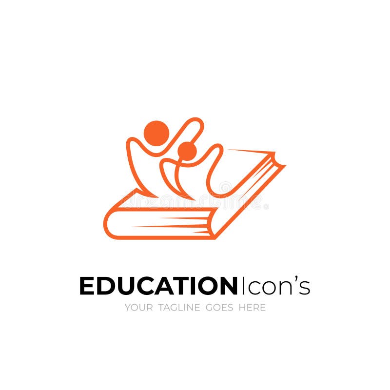 Student logo stock vector. Illustration of drawn, books - 39274246