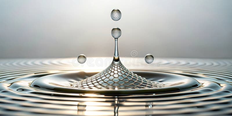 Abstract Study of Liquid Dynamics and Surface Tension a Mesmerizing ...