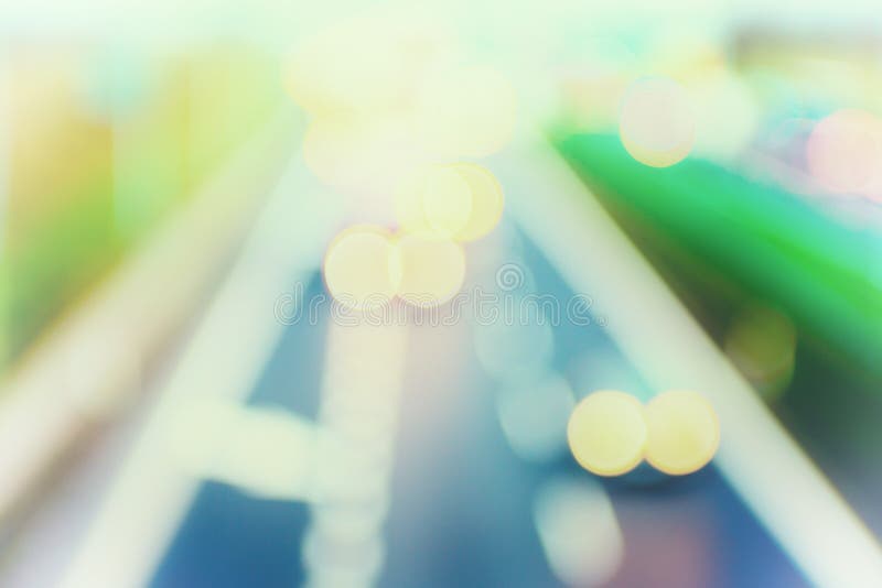 Abstract Style - Defocused Pastel Highway Lights Stock Image - Image of ...
