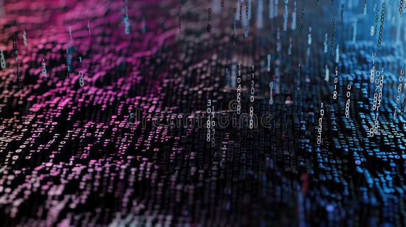 Abstract Style Electric Pixel Particle of Musical Sound in Digital ...