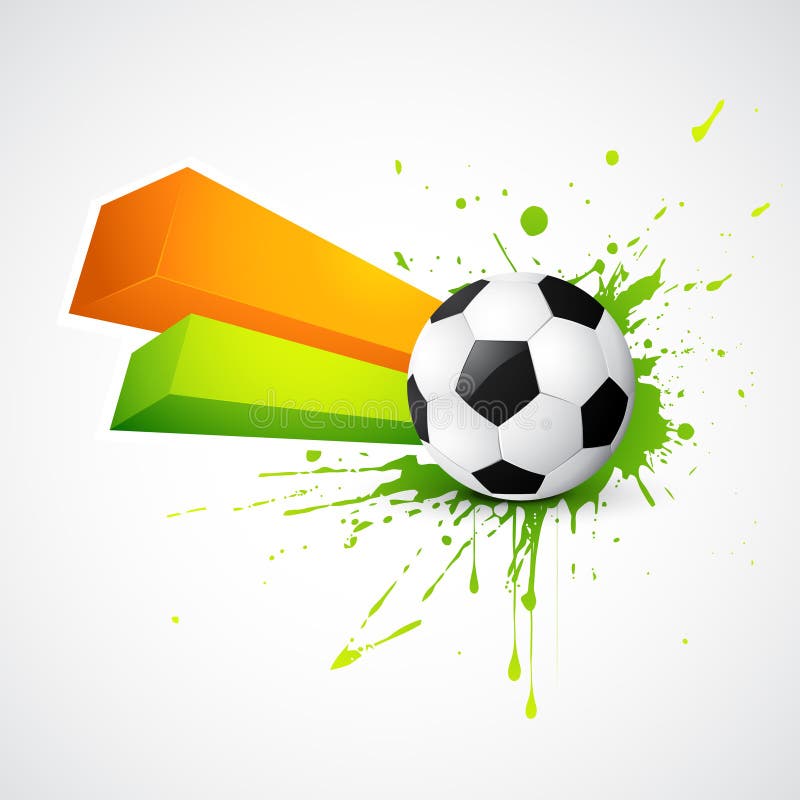 Abstract Style Football Design Stock Vector - Illustration of sphere ...