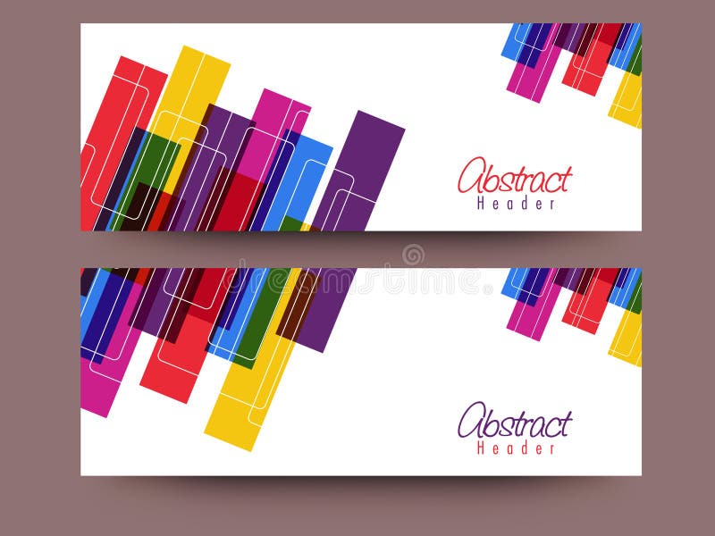 Abstract Style Header or Banner Design for Advertising Stock ...