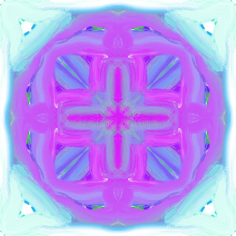 Abstract Style Pattern - Symmetry Shape Pattern Background Stock ...