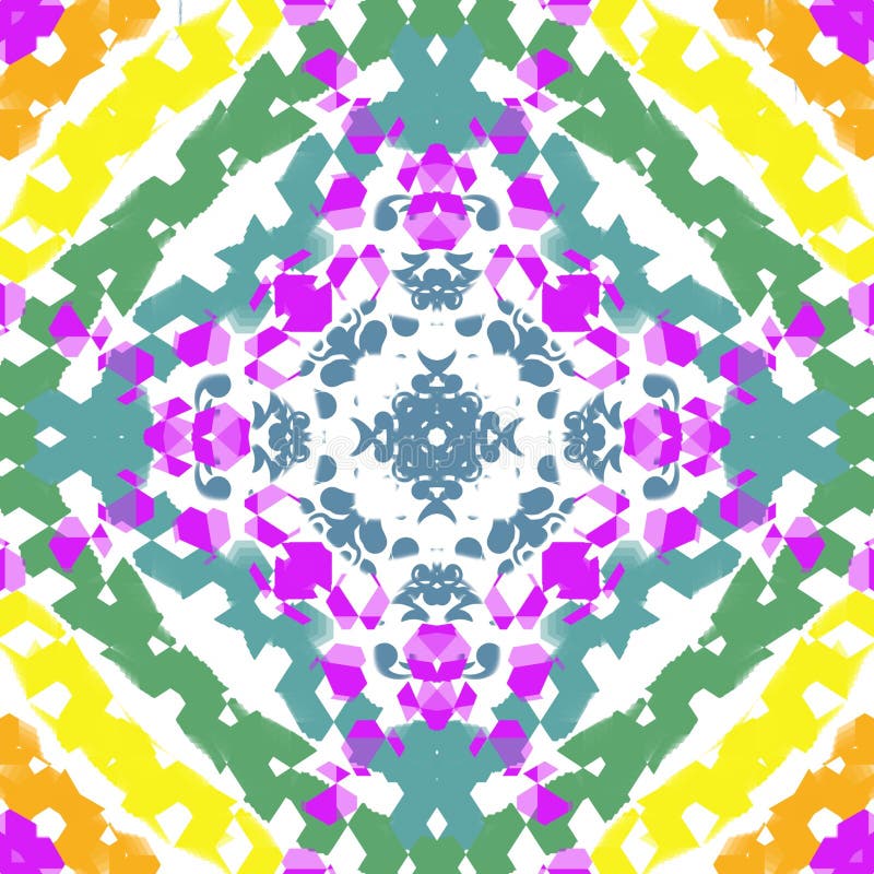 Abstract Style Pattern - Symmetry Shape Pattern Background Stock ...