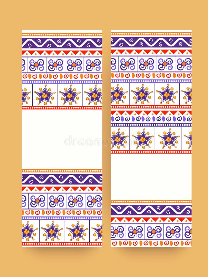 Abstract Style Social Media Standee Poster Design with Copy Space in ...