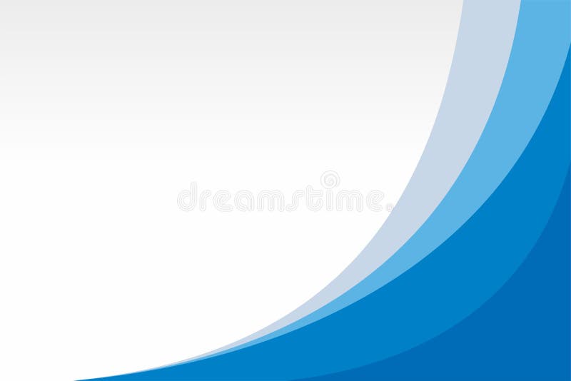 Abstract Stylish Blue Wave Background Design Template Vector Stock ...