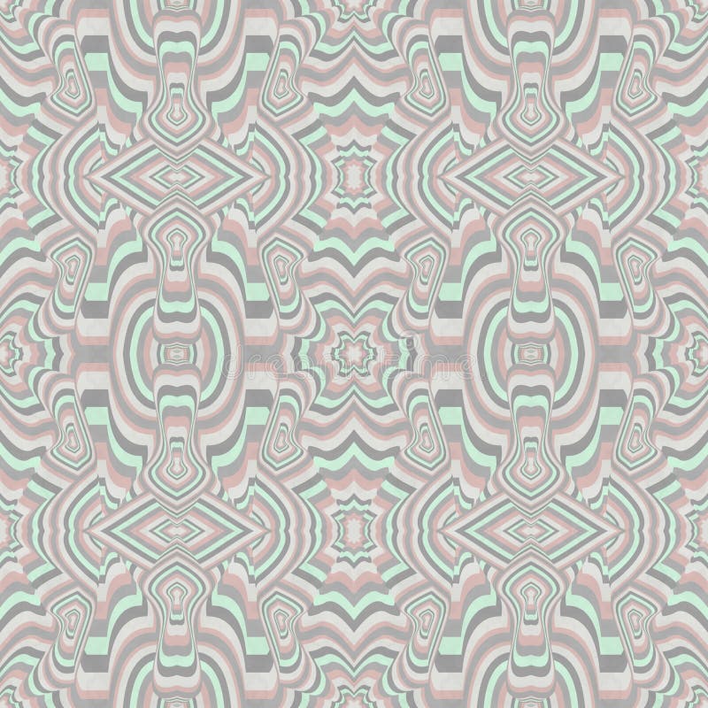 Abstract Stylish Digital Seamless Pattern in Light Colors Stock ...