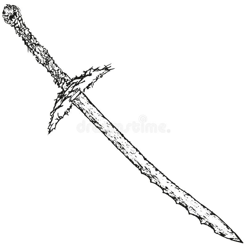 Sword Drawing Pencil