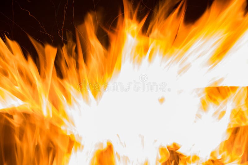 Stylized Fire Banner Background Stock Photo - Image of banner, black ...
