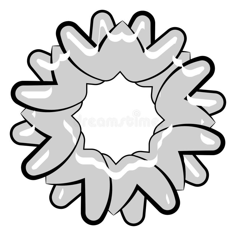 Abstract Stylized Geometric Icon, Logo, Shape Vector Illustration Stock ...