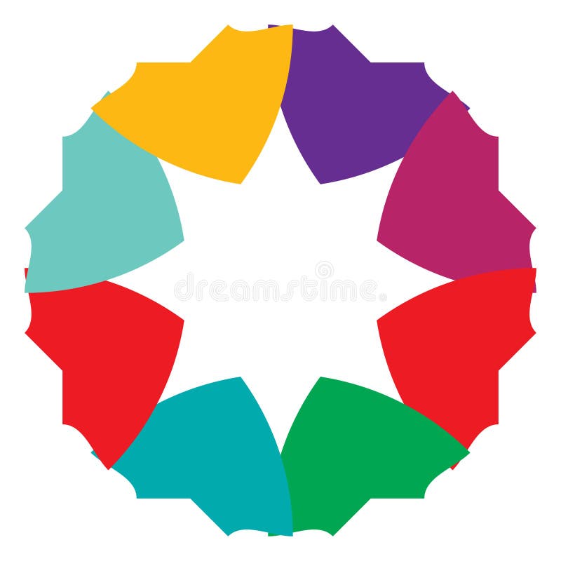 Abstract Stylized Geometric Icon, Logo, Shape Vector Illustration Stock ...