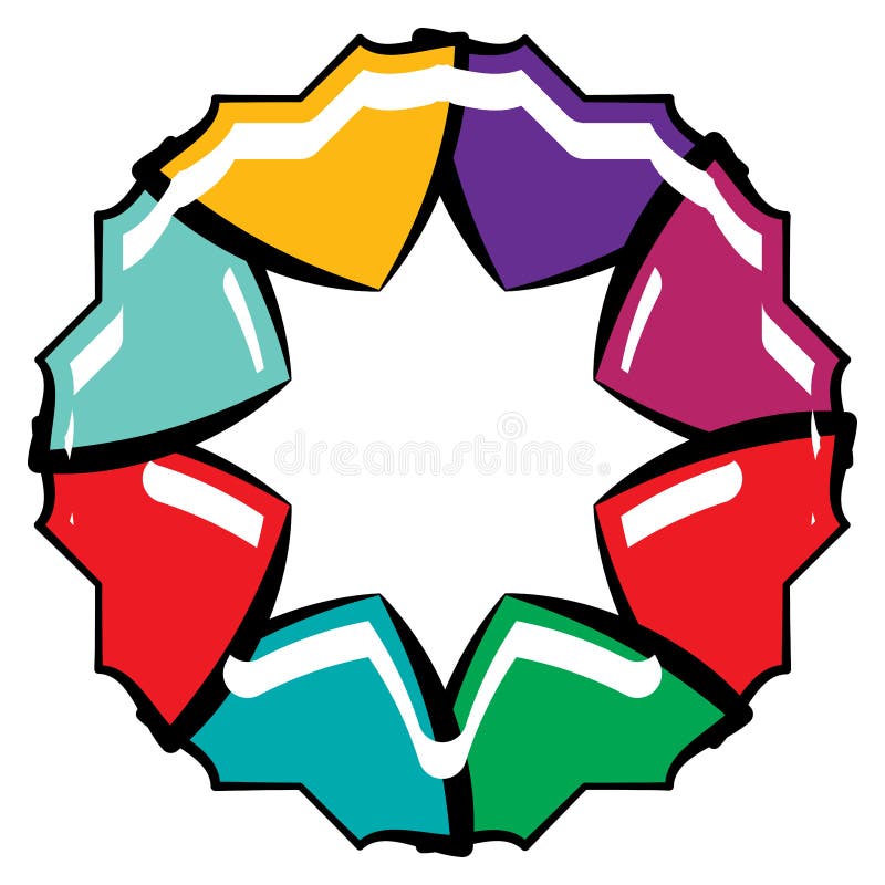 Abstract Stylized Geometric Icon, Logo, Shape Vector Illustration Stock ...