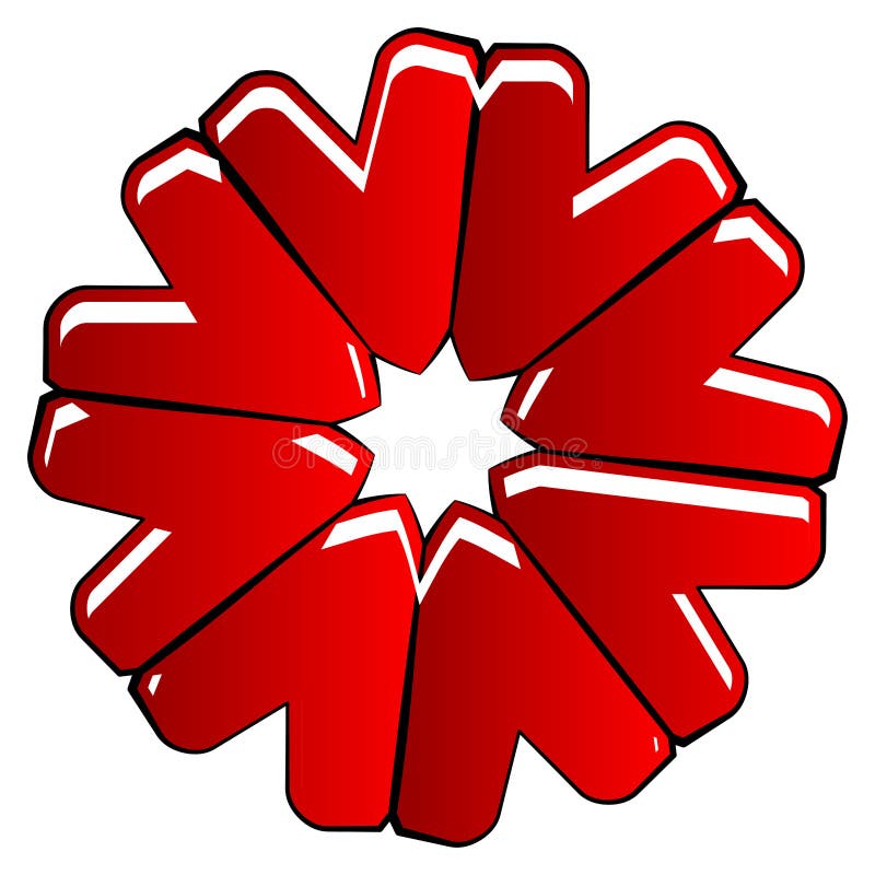 Abstract Stylized Geometric Icon, Logo, Shape Vector Illustration Stock ...