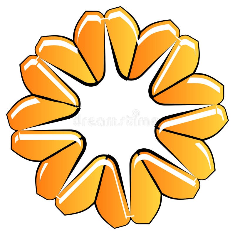 Abstract Stylized Geometric Icon, Logo, Shape Vector Illustration Stock ...