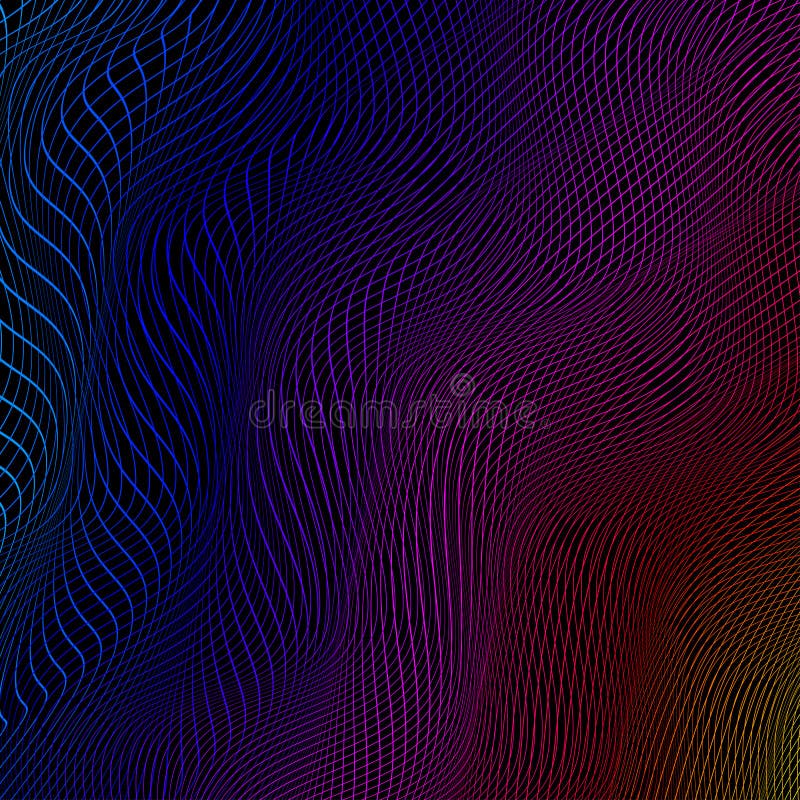 Abstract Stylized Lines, Vector Stock Vector - Illustration of curve ...
