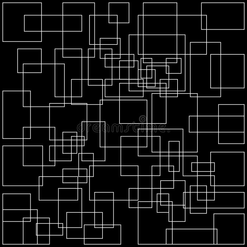 Abstract Stylized Square Background Stock Vector - Illustration of ...