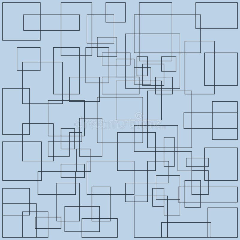 Abstract Stylized Square Background Stock Vector - Illustration of ...