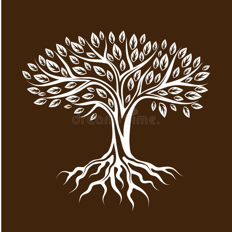 Tree stock vector. Illustration of branch, decor, decoration - 19168452