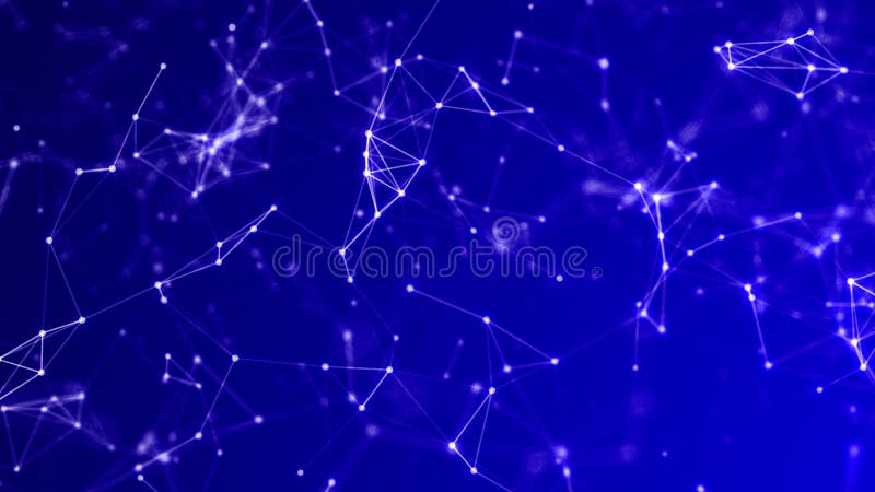 Abstract Subtle Orange Plexus Background Loop for Technology, Science, Communications Stock ...