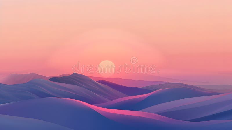 Abstract Subtle Gradient Transitioning Background Illustration with ...