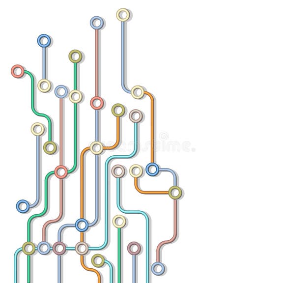 Subway Map Vector Abstract Background Stock Illustrations – 742 Subway ...