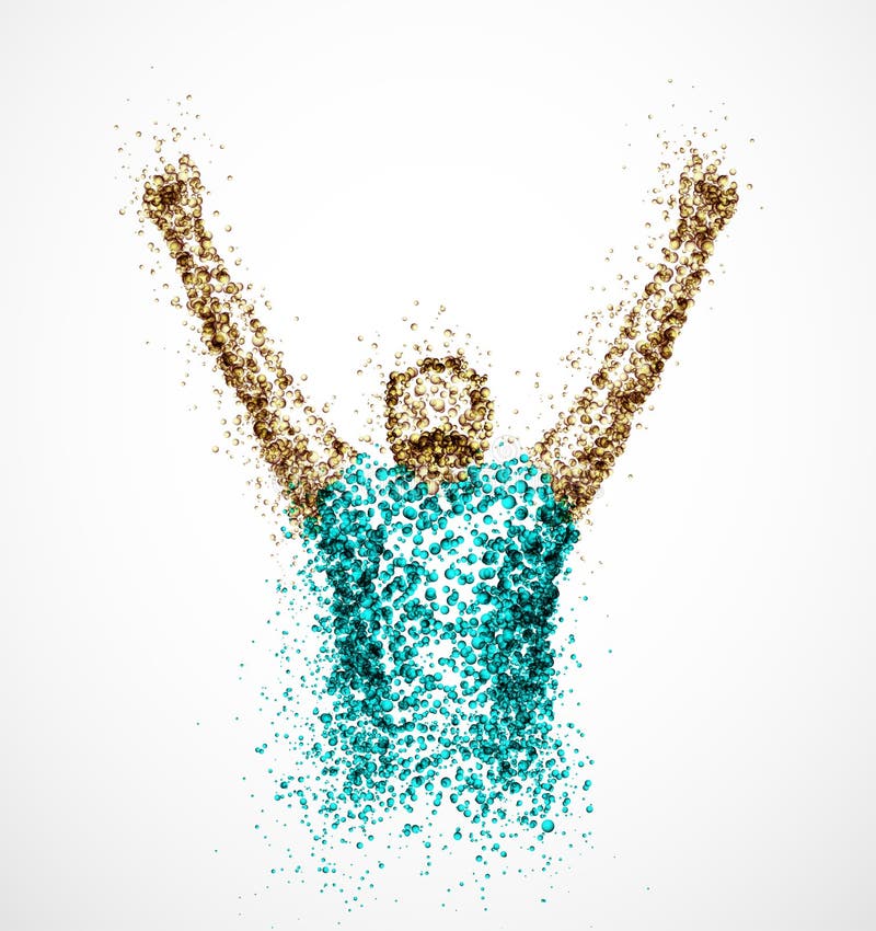 Abstract successful man stock vector. Illustration of success - 39531457