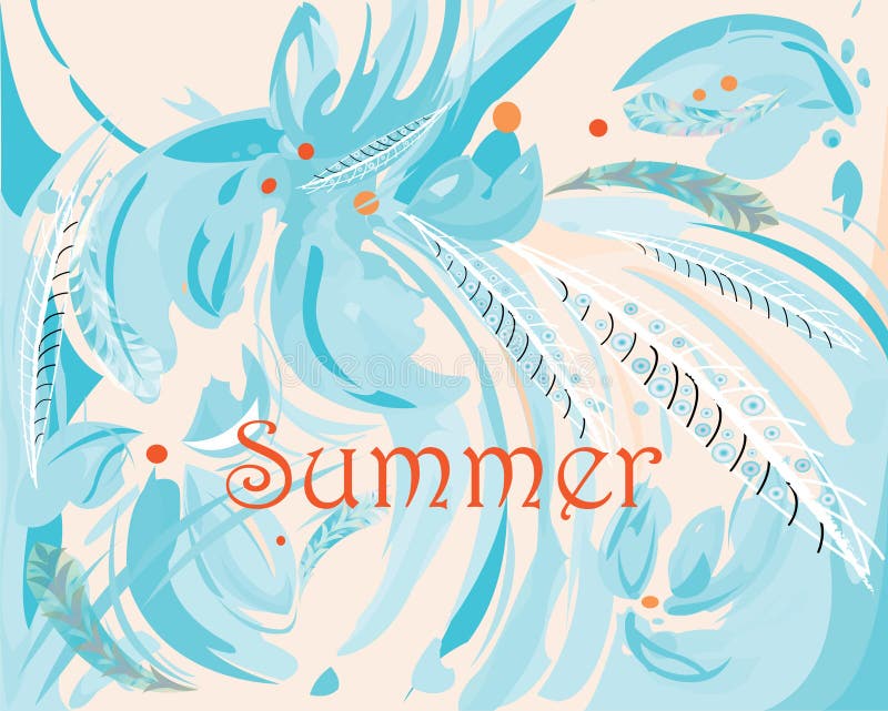 Abstract summer image stock vector. Illustration of holiday - 74872840