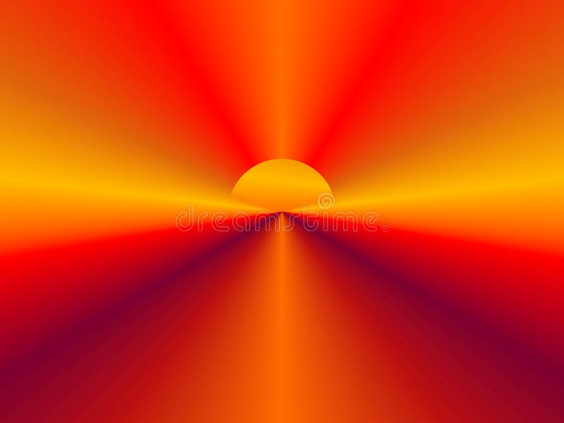 Abstract Yellow and Red Background Light Effect Stock Illustration ...