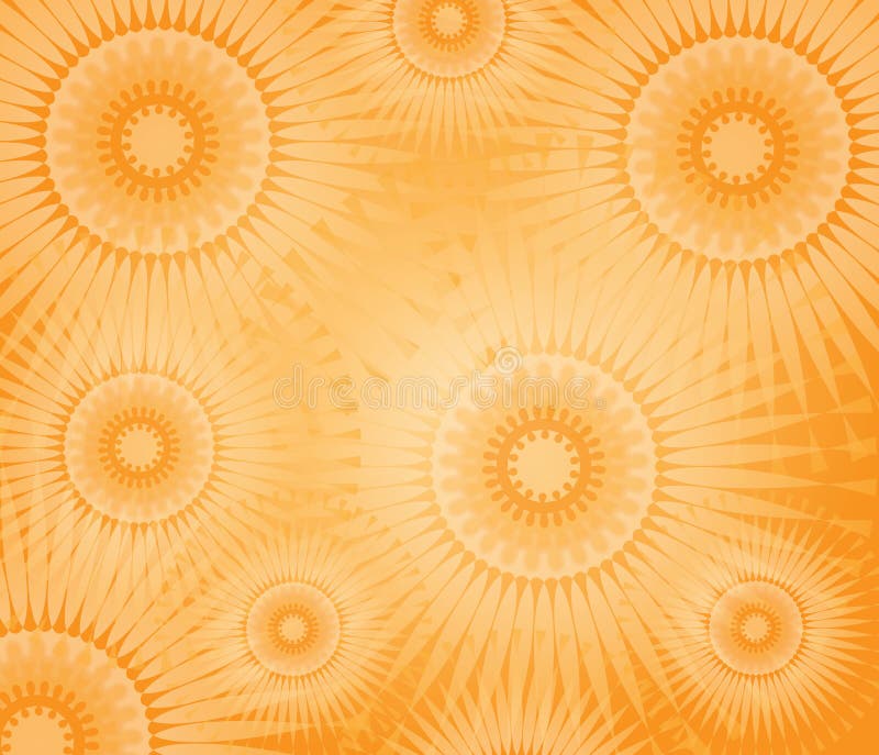 Abstract sun background stock illustration. Illustration of floral ...