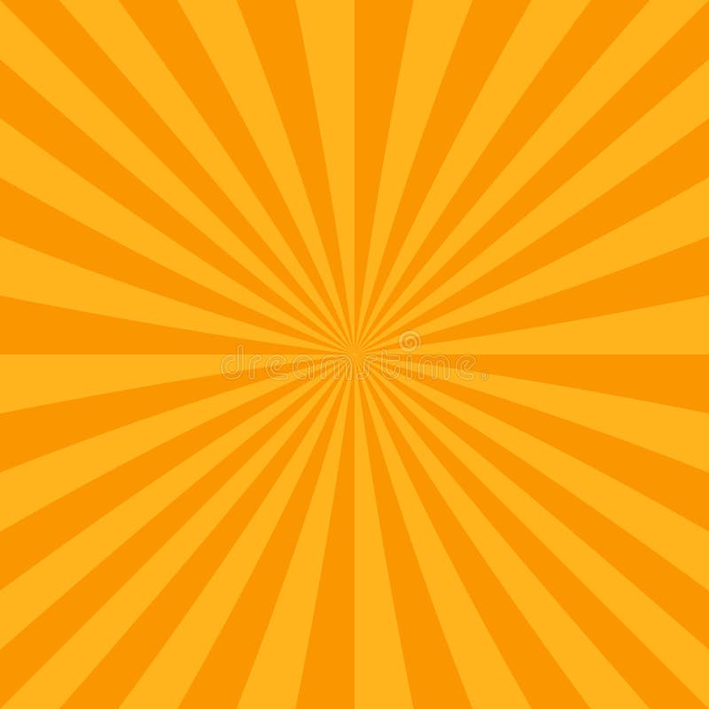 Abstract Sun Burst Background From Radial Stripes Stock Vector