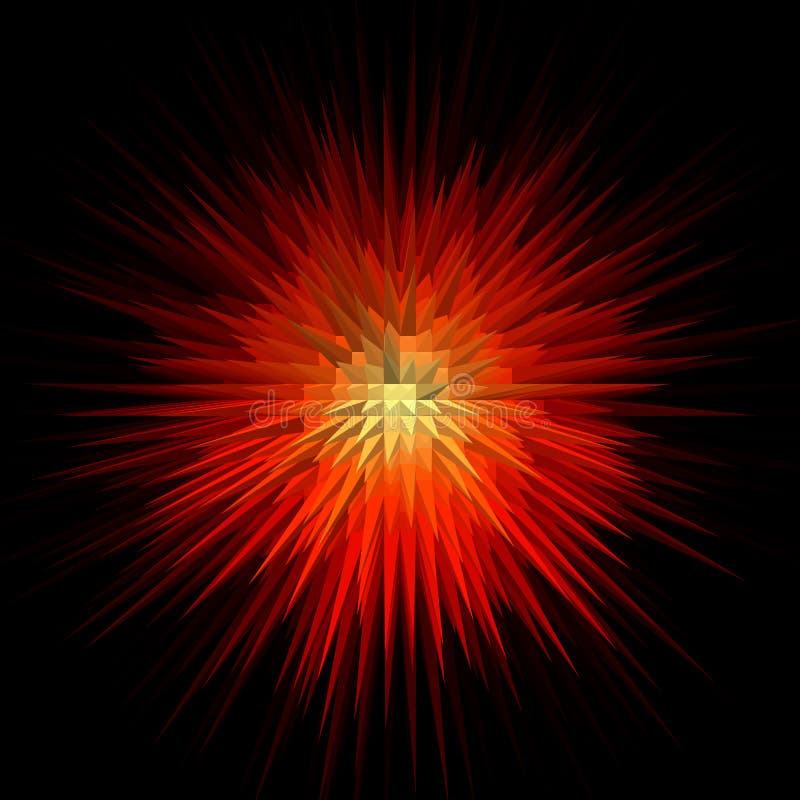 Abstract sun stock illustration. Illustration of star - 92298400