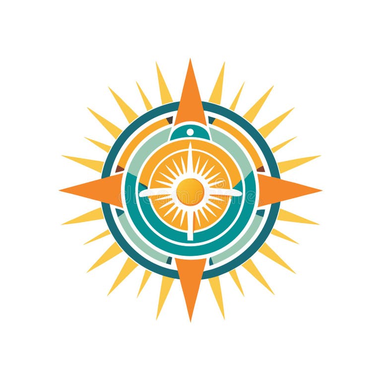Abstract Sun Compass Stock Illustrations – 1,663 Abstract Sun Compass ...