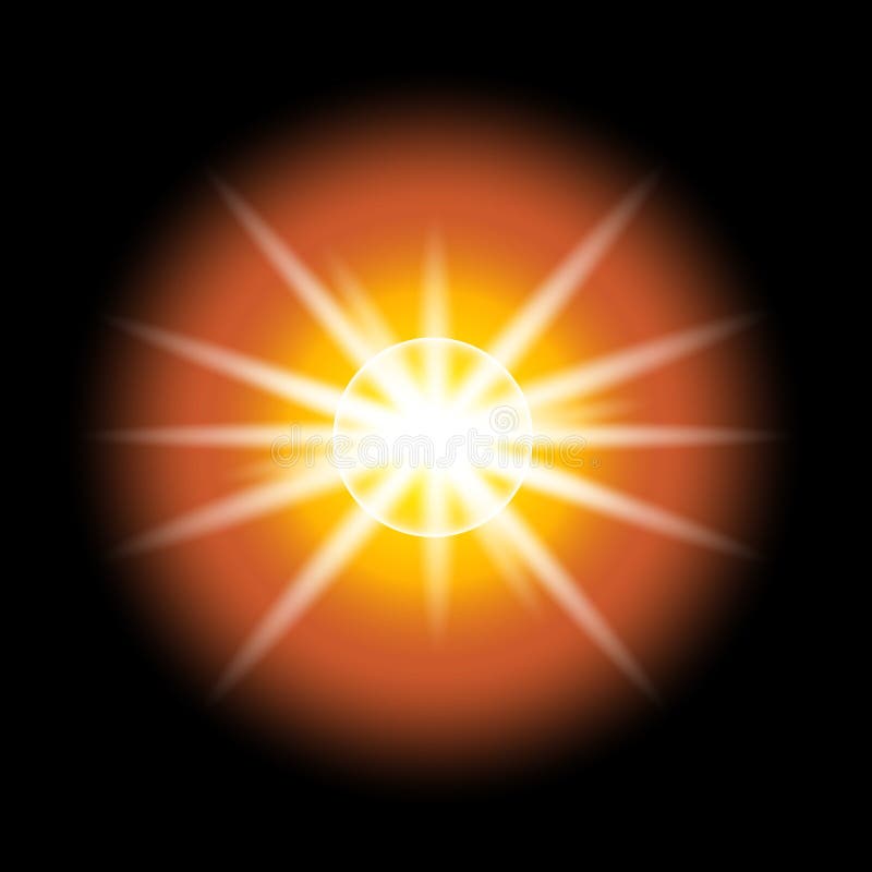 Abstract Sun Glare EPS10, Translucent Glow with Special Light Effect ...