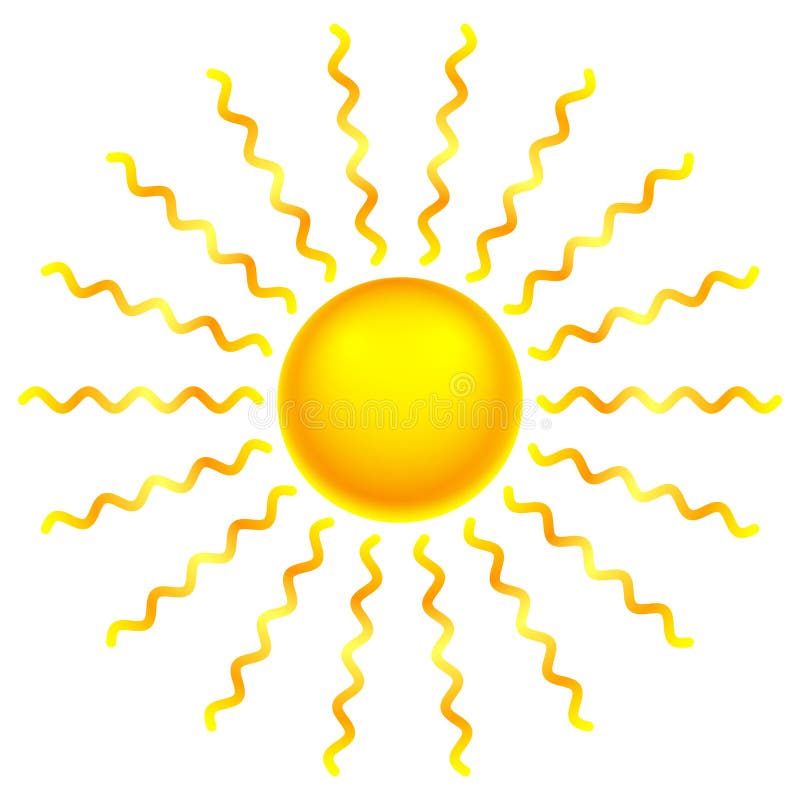 Abstract sun illustration stock vector. Illustration of sunset - 274796895