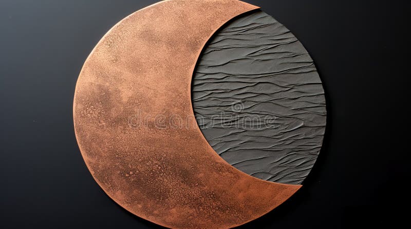 Abstract Sun Moon Poster. Contemporary Minimalist Backgrounds Stock ...