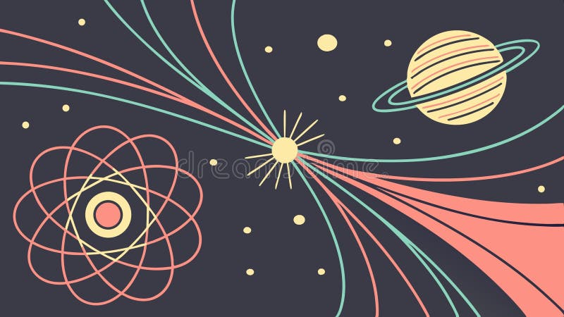 Abstract Sun and Planets Design, Explore the Cosmos and Celestial ...