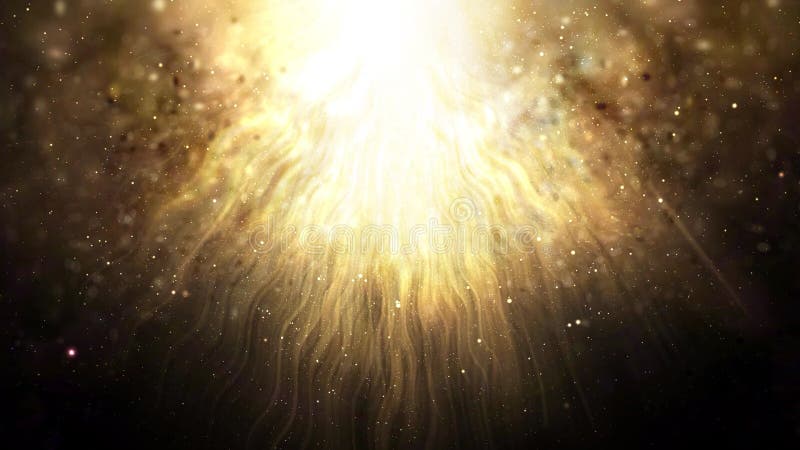 Abstract Sun Rays on Cosmic Space. Stock Video - Video of burn, blurred ...