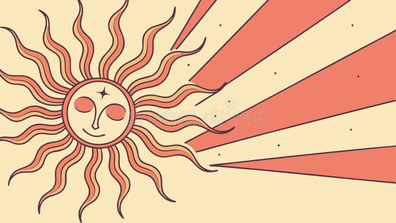 Abstract Sun Rays Vector Design, Energy & Radiance, Vector Design ...