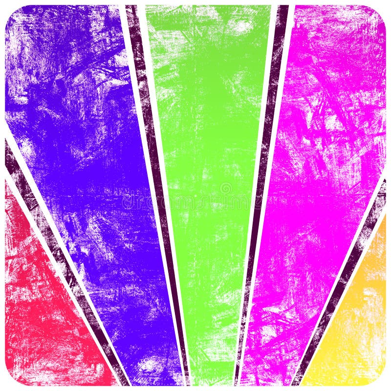 Grunge color frame set stock vector. Illustration of hardcore - 14590763
