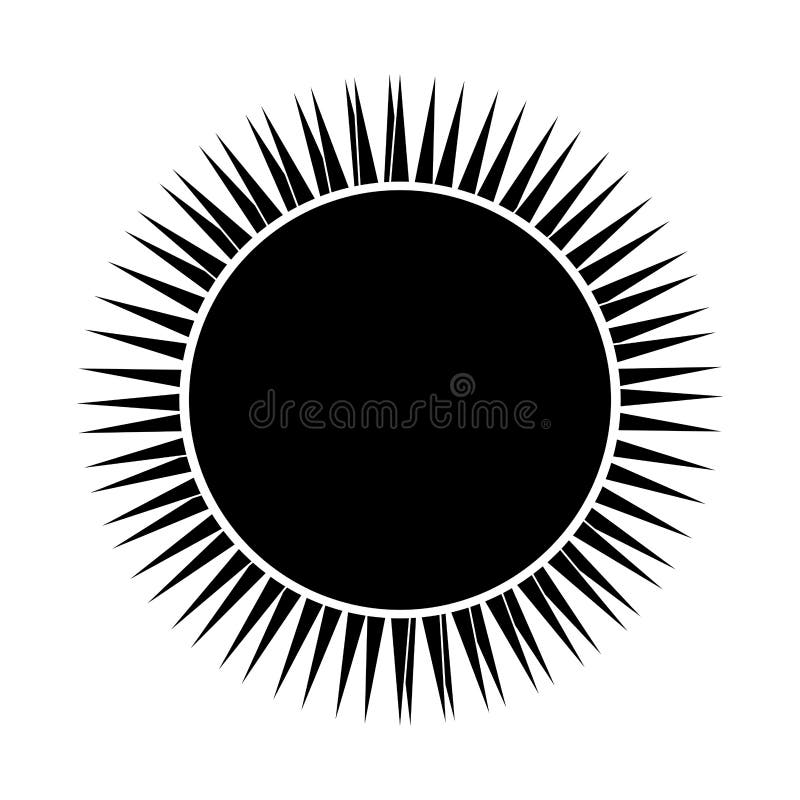 Abstract sun shape stock vector. Illustration of abstract - 105358440