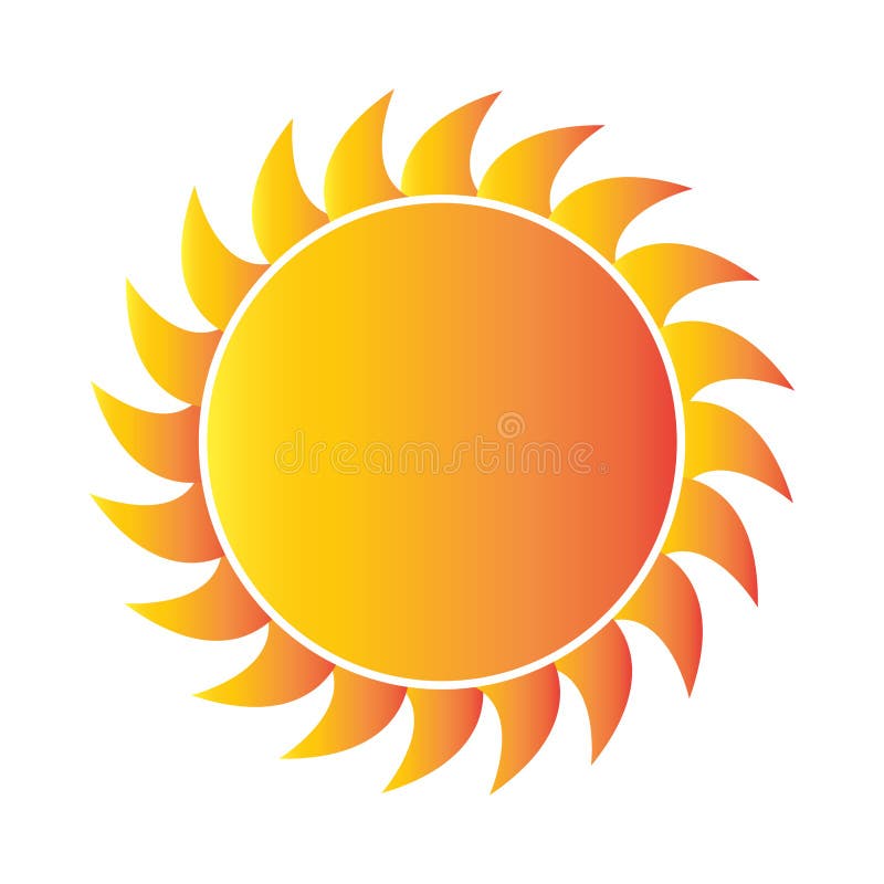 Abstract sun shape stock vector. Illustration of icon - 105366467