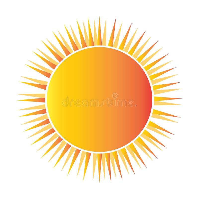 Abstract sun shape stock vector. Illustration of season - 105366687