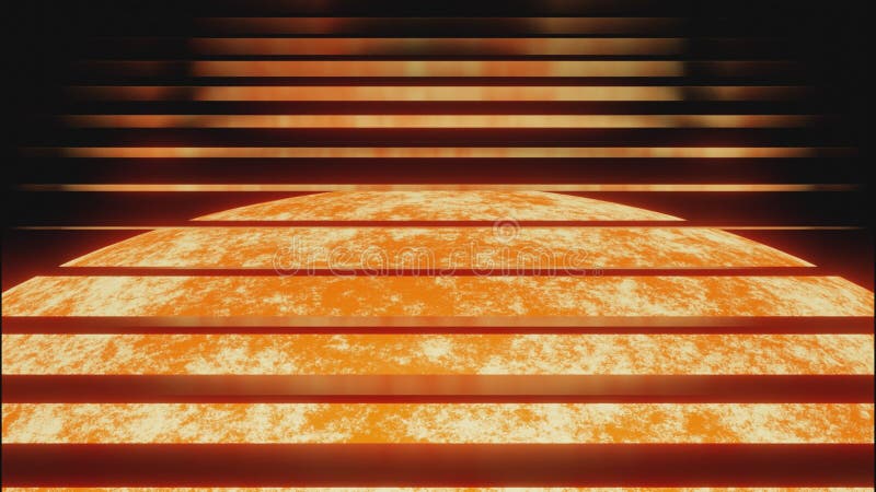 Abstract Sun Surface with the Visualization of Radiation. Design ...