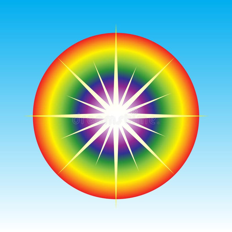 Abstract sun symbol stock vector. Illustration of sunny - 14745308