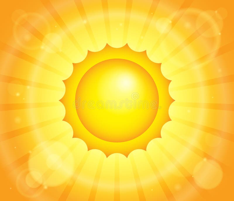Abstract sun theme image 1 stock vector. Illustration of shape - 49659030