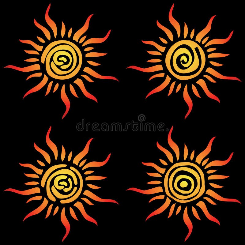Abstract Sun. stock vector. Illustration of star, sign - 13602076