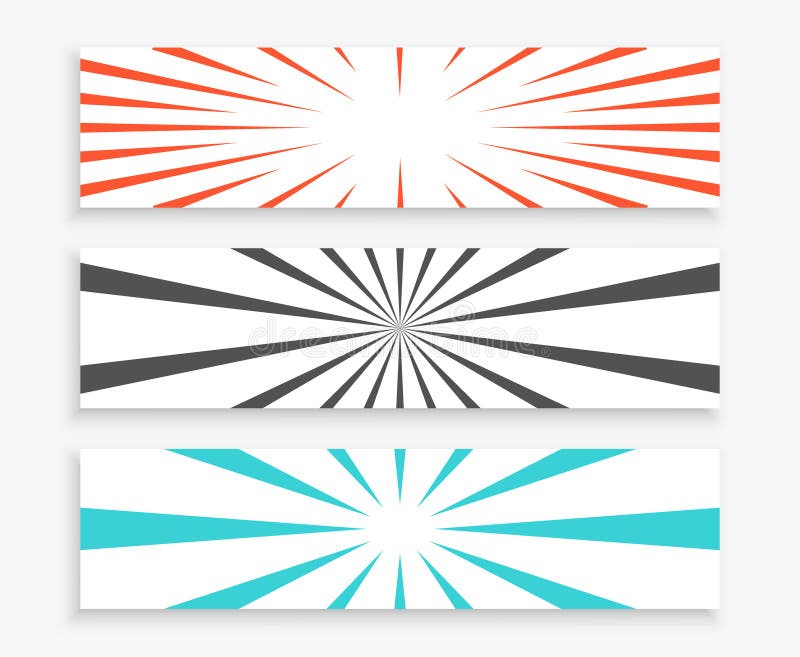 Abstract Sunbeam Explosion Pattern Background in Collection Stock ...